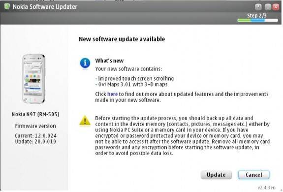 Download Nokia Software Updater 2.4.3 Windows 7 Compatible