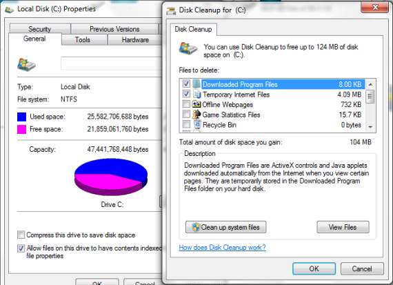 Windows 7: Five ways to free up Disk Space and Speed up