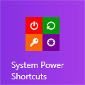 Add Shutdown/Restart/Hibernate/LogOff Tiles on Windows 8 Start Screen