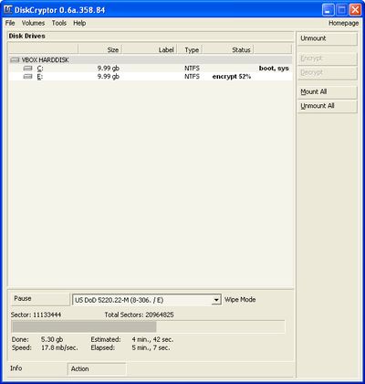 Disk Encryption Freeware tool secure Partition DVD drives