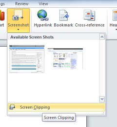 MS office 2010 review new features Screen capture OpenOffice Smartart
